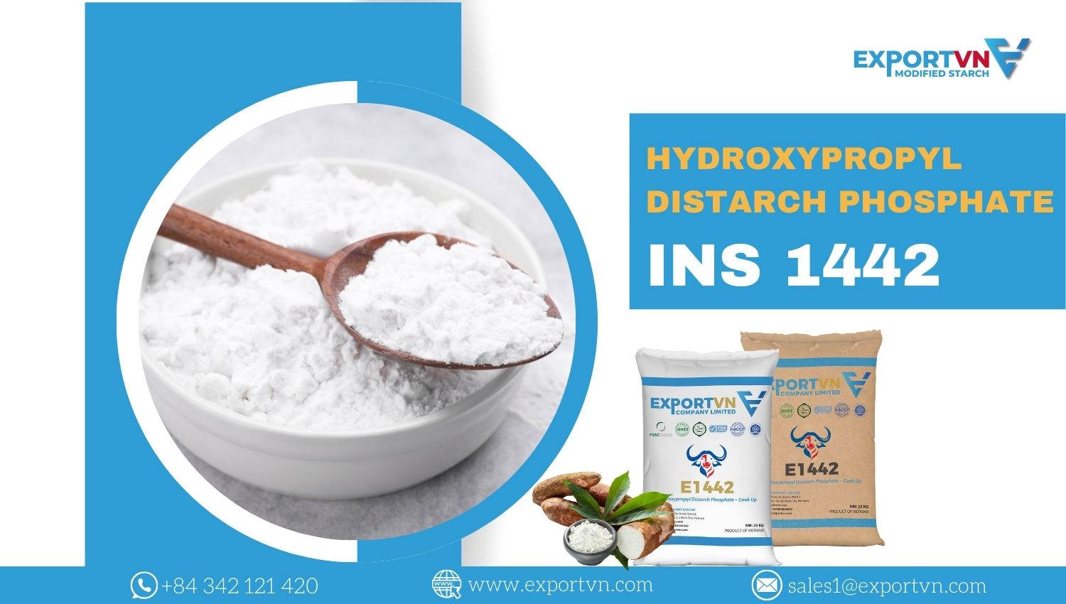 Modified Tapioca Starch E1442 good price from Vietnam - EMS BRAND ...