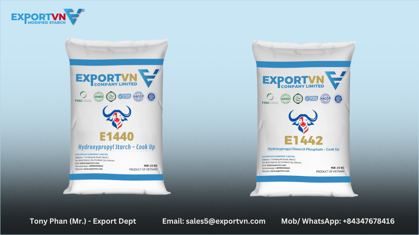 The Difference Between Modified Starch E1442 and E1440 - EMS BRAND | EXPORTVN MODIFIED STARCH