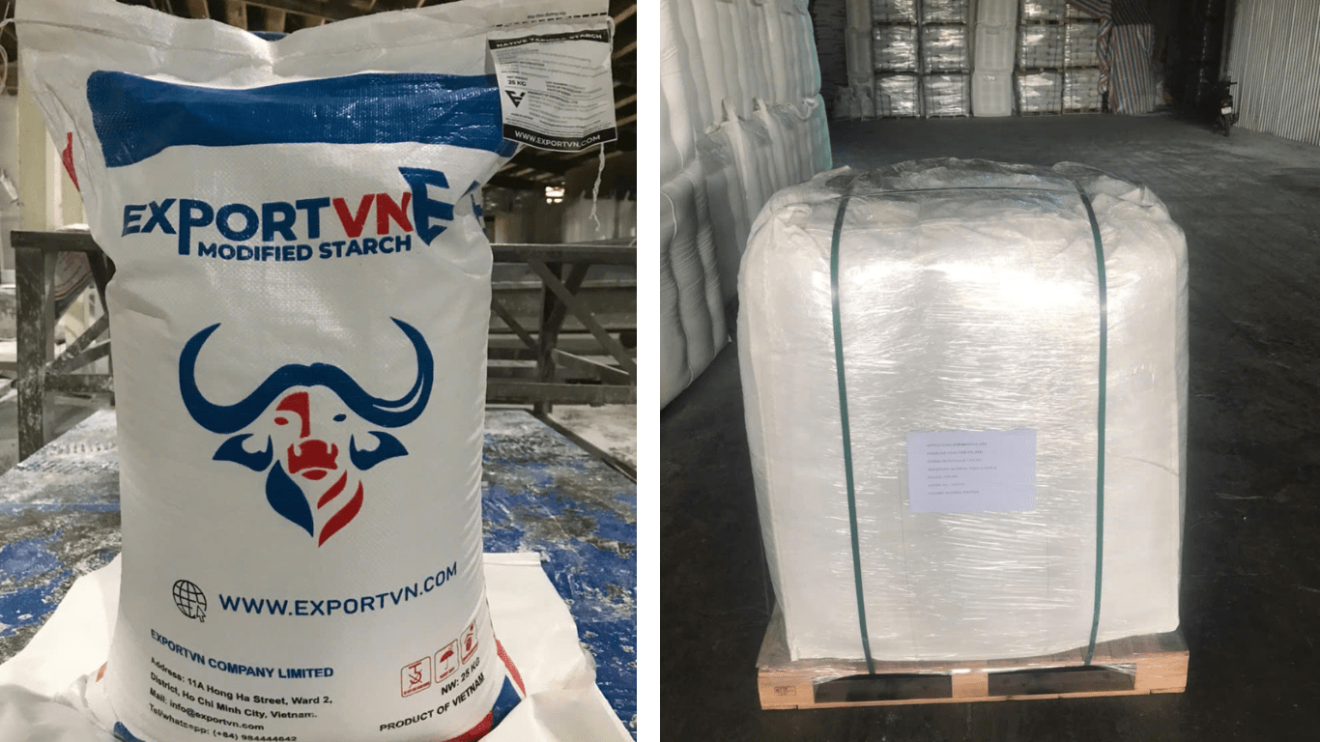 Latest Tapioca Starch Price | 25 kg | 15 kg - EMS BRAND ™ By EXPORTVN®