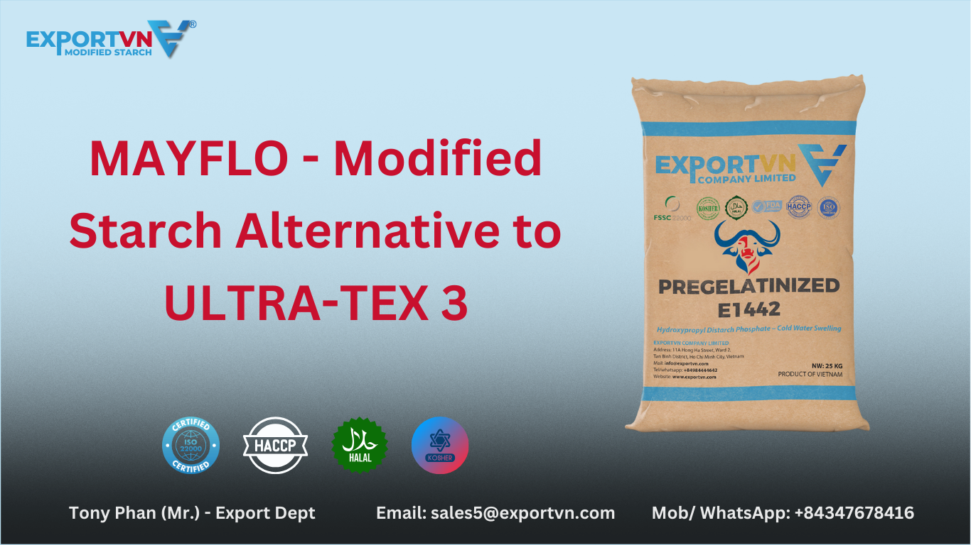 Modified Starch Alternative to ULTRA-TEX 3 Starch - MAYFLO