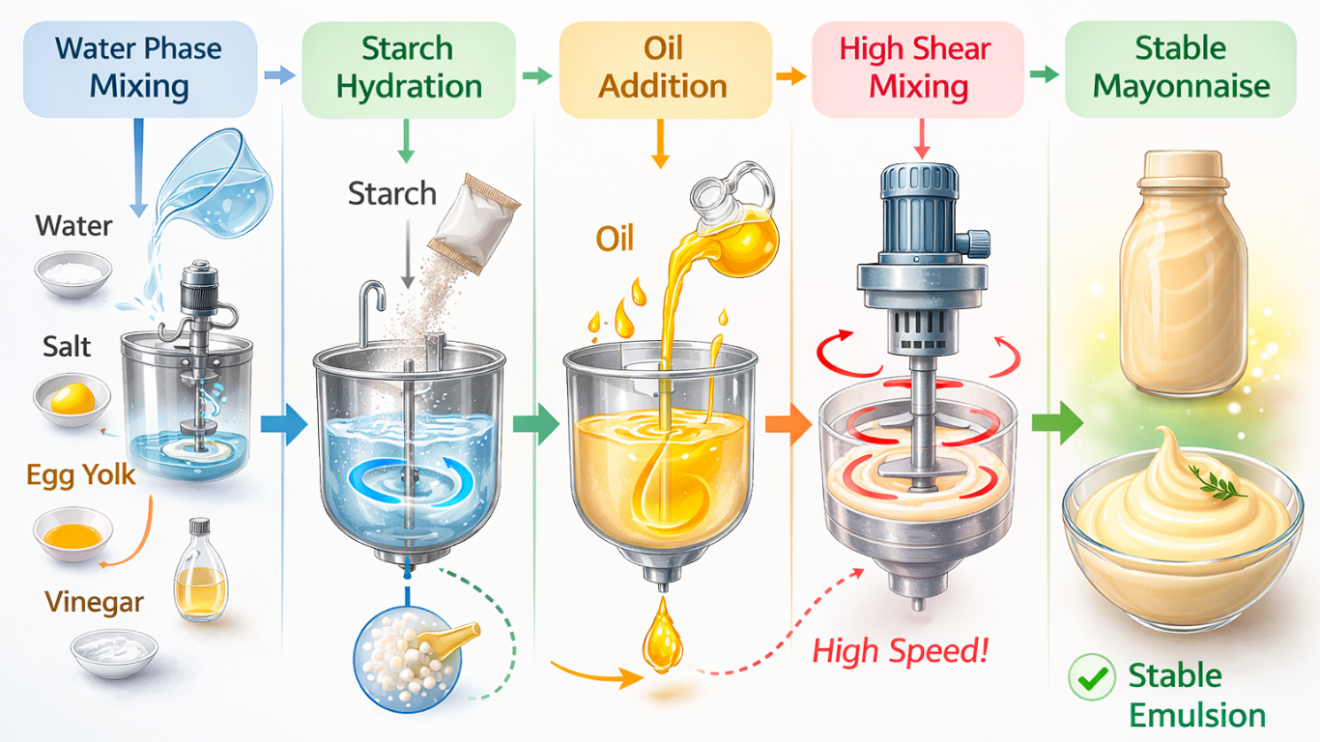 Modified Tapioca Starch in Mayonnaise: Formula and Texture