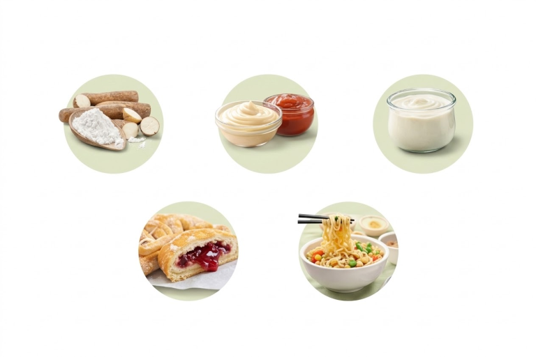 Modified Tapioca Starch: Common Types and Food Applications
